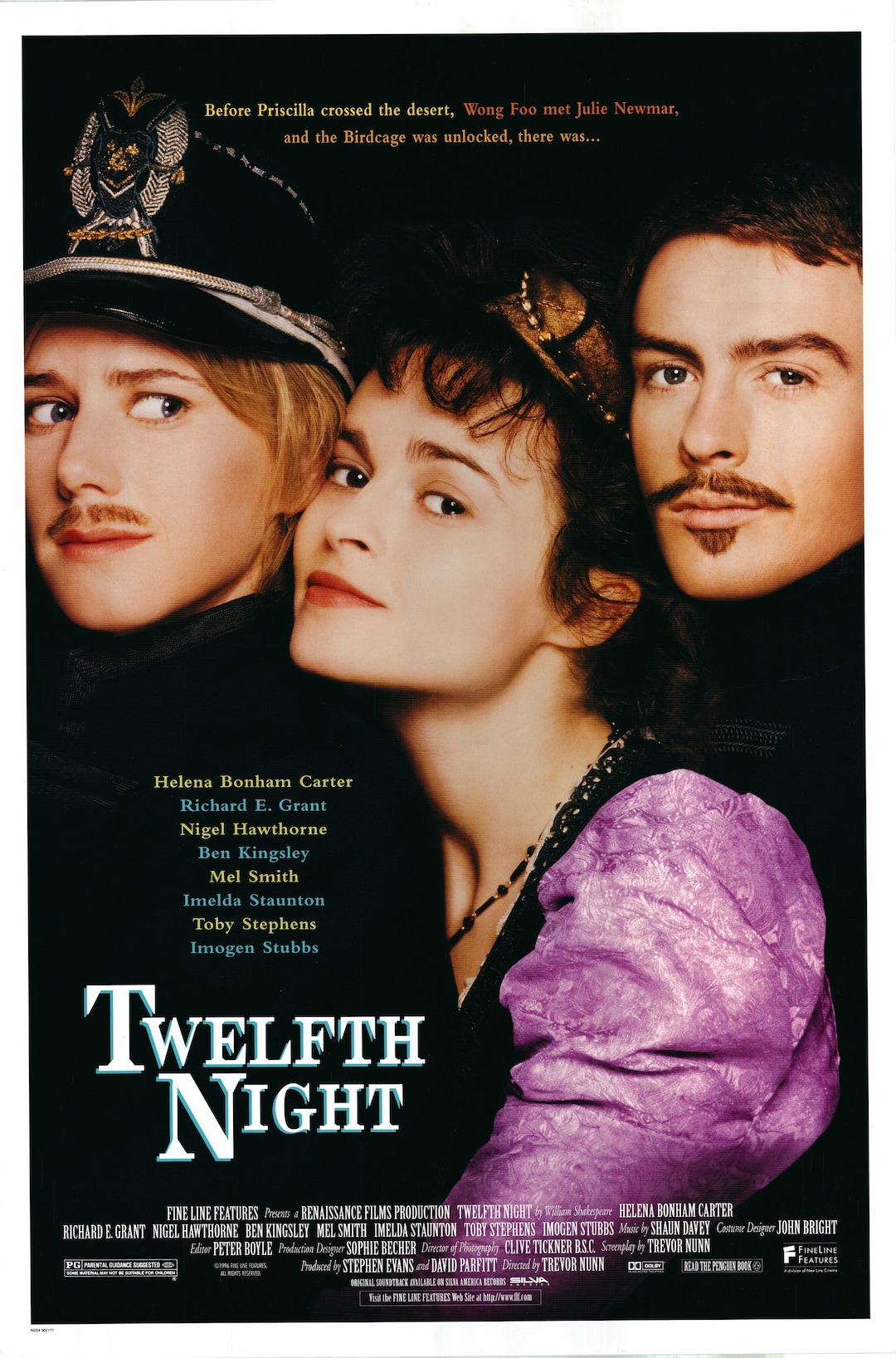 Twelfth Night 1996 One Sheet Poster Rolled - Etsy
