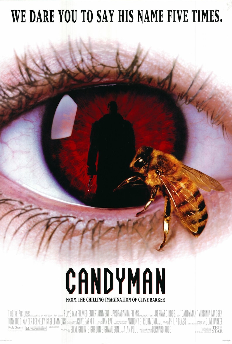 Candyman 1992 One Sheet Poster Rolled - Etsy