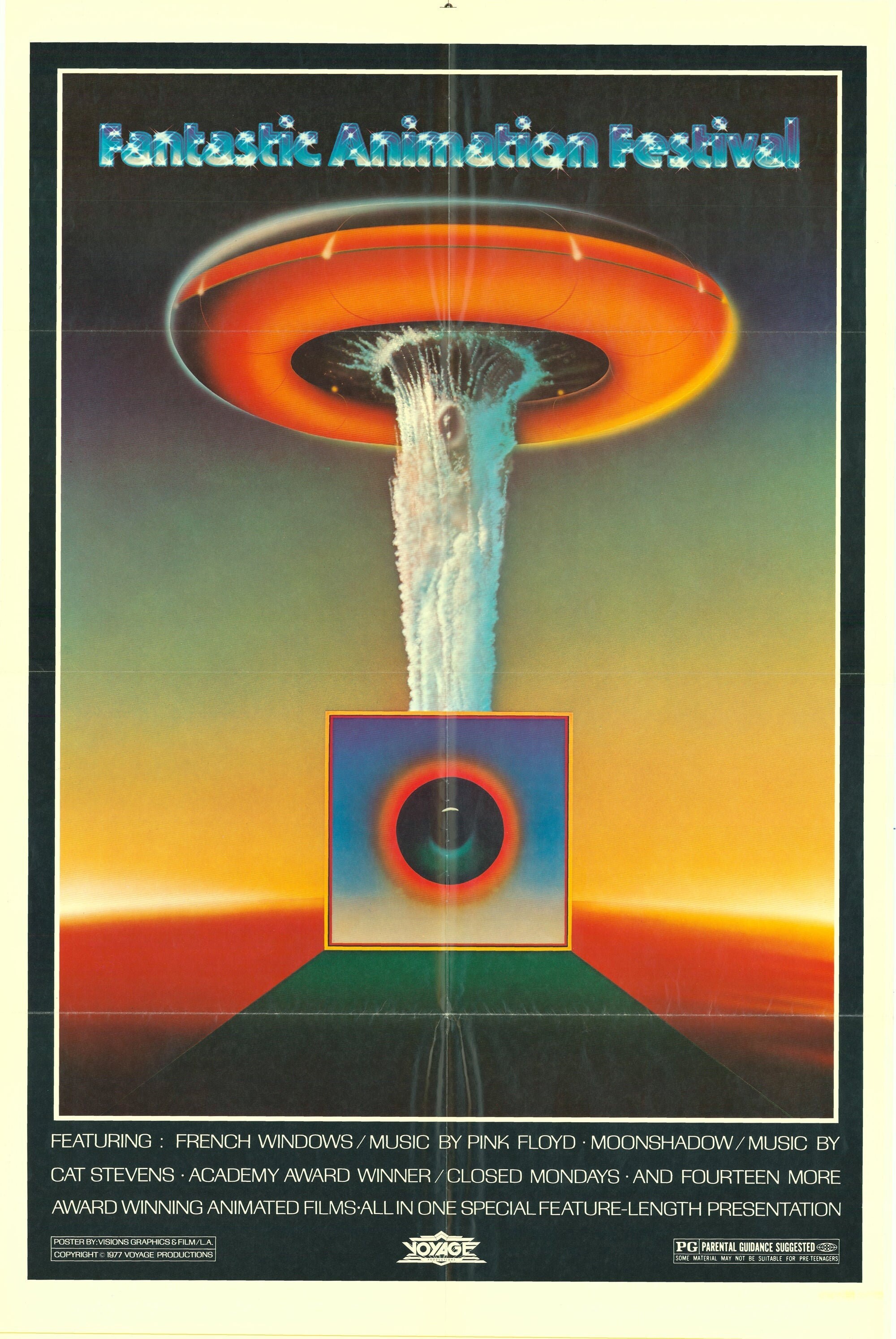 Fantastic Animation Festival 1977 One Sheet Poster Folded - Etsy