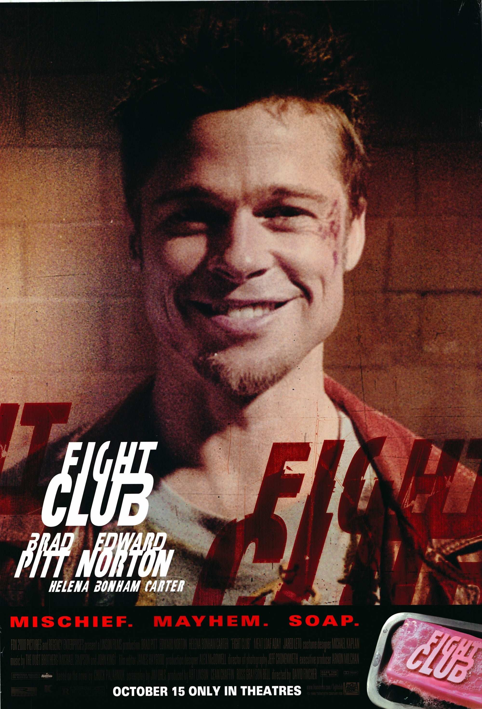 Brad Pitt Fight Club Poster