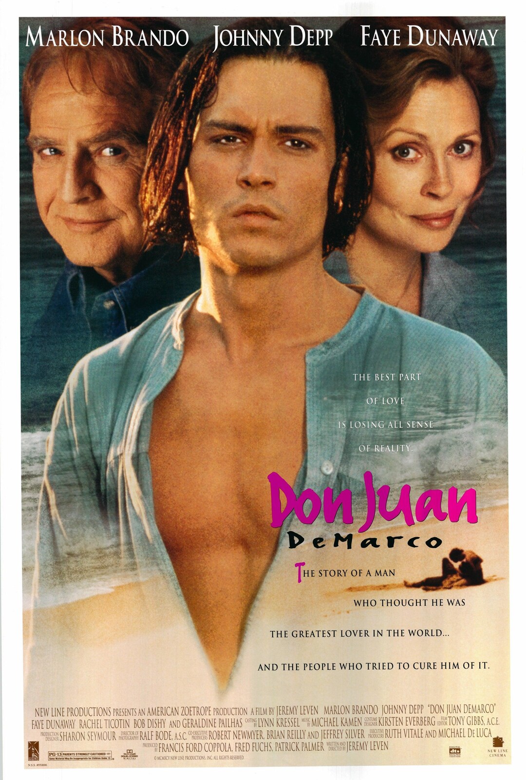 Don Juan Demarco 1995 One Sheet Poster Rolled - Etsy