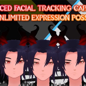 Vtuber Starter Pack! Advanced Model +animated Overlays + Emotes ...