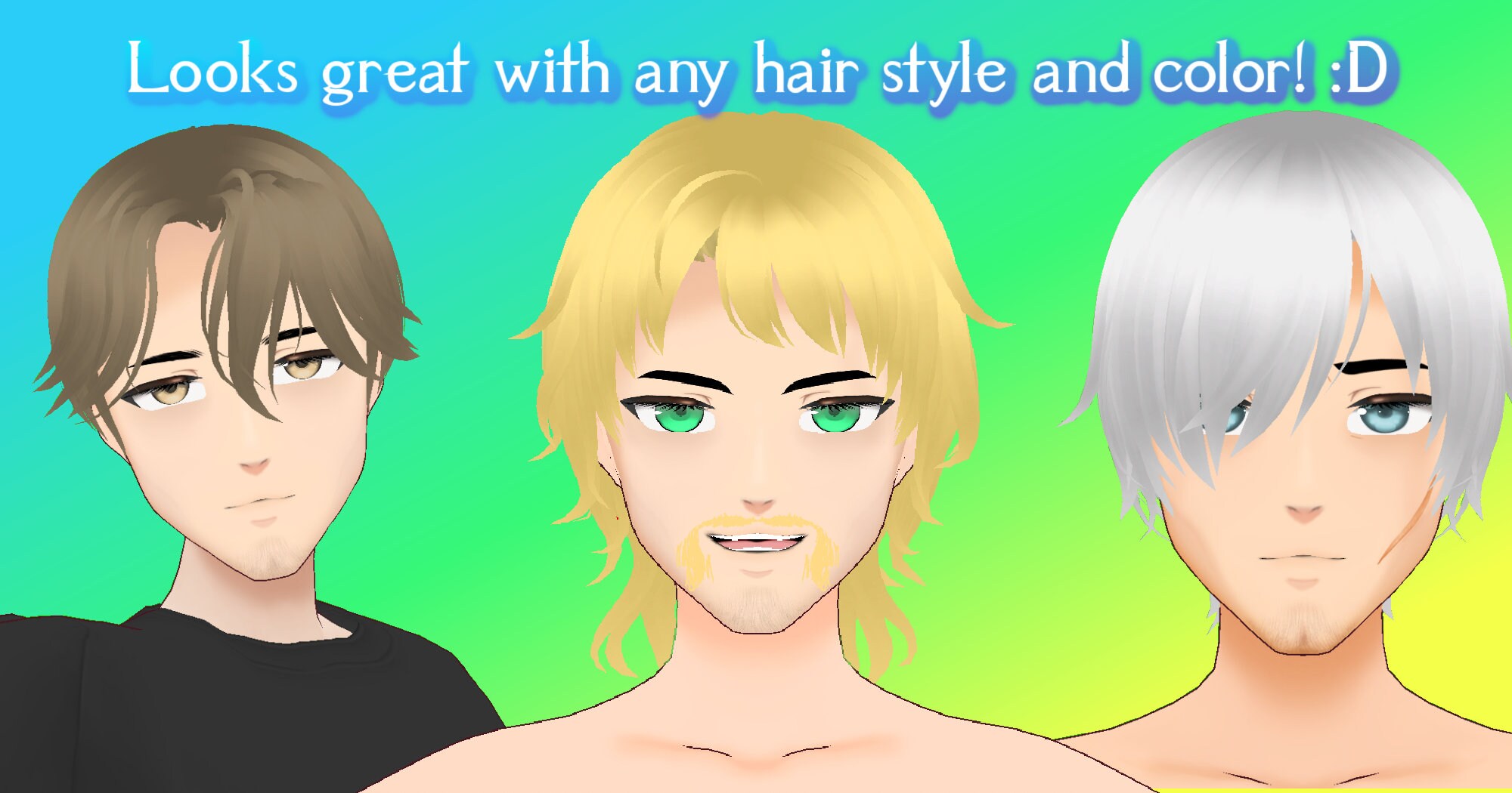 Customizable Vroid Masculine Base Shaded With Several - Etsy