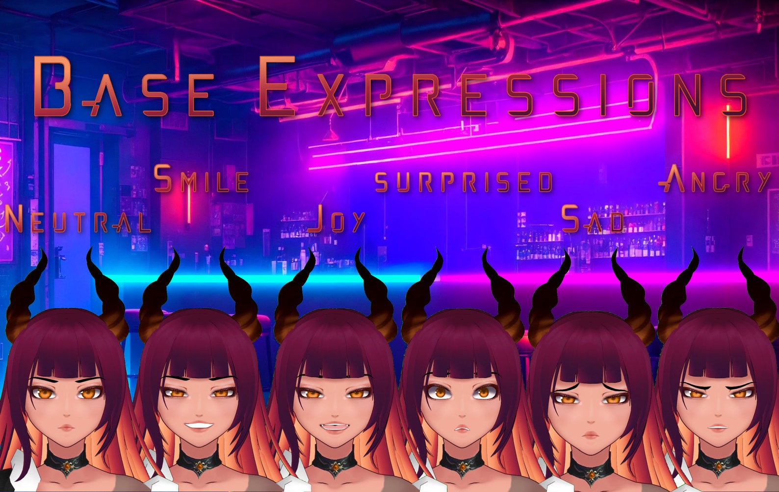 Vtubing Ready Demon Woman / Tiefling / Succubus Model - Etsy