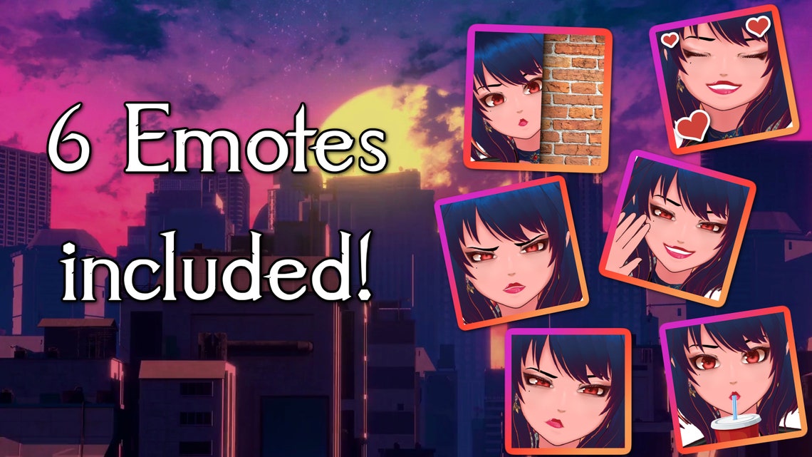 Vtuber Starter Pack Advanced Model animated Overlays - Etsy Canada