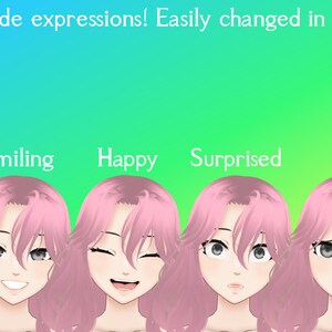 Customizable Vroid Feminine Base! | Shaded, With Several Asset Toggles ...