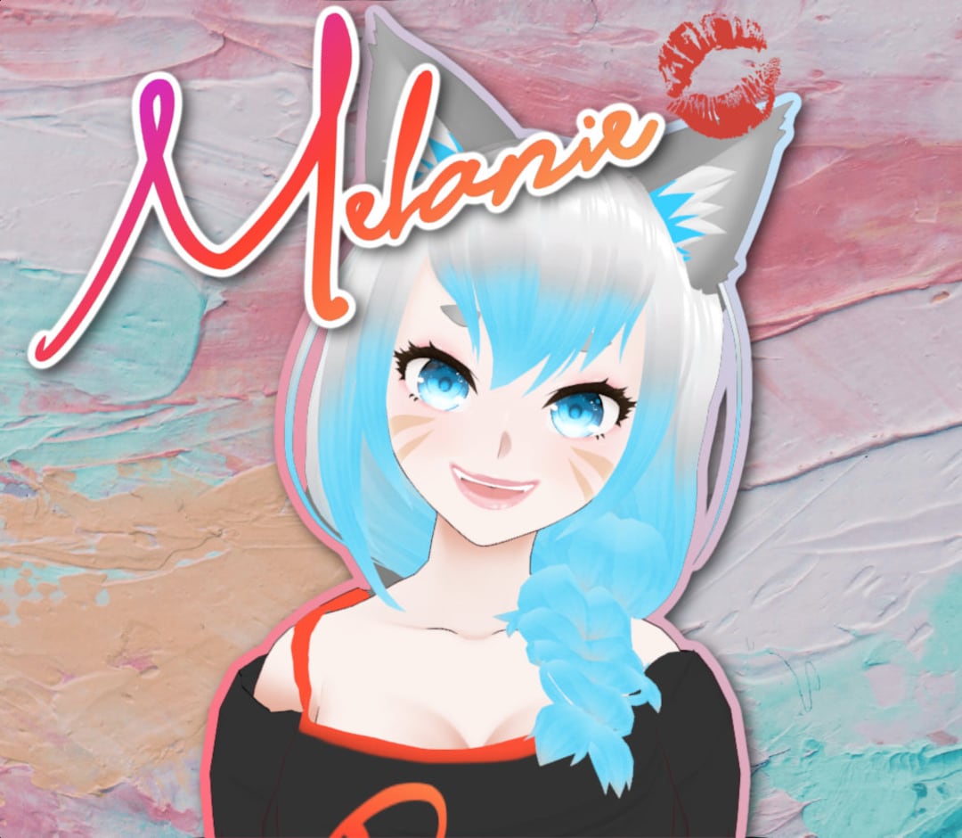 Vtubing Ready | Premade 3d Avatar "melanie" | 52 Blendshapes! - Etsy