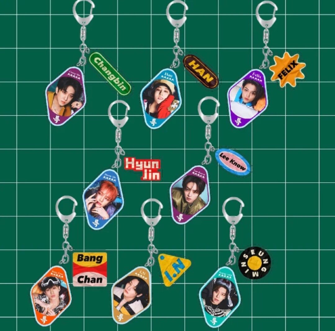 Kpop SKZ Stray Kids 5star Bias Keychain - Etsy