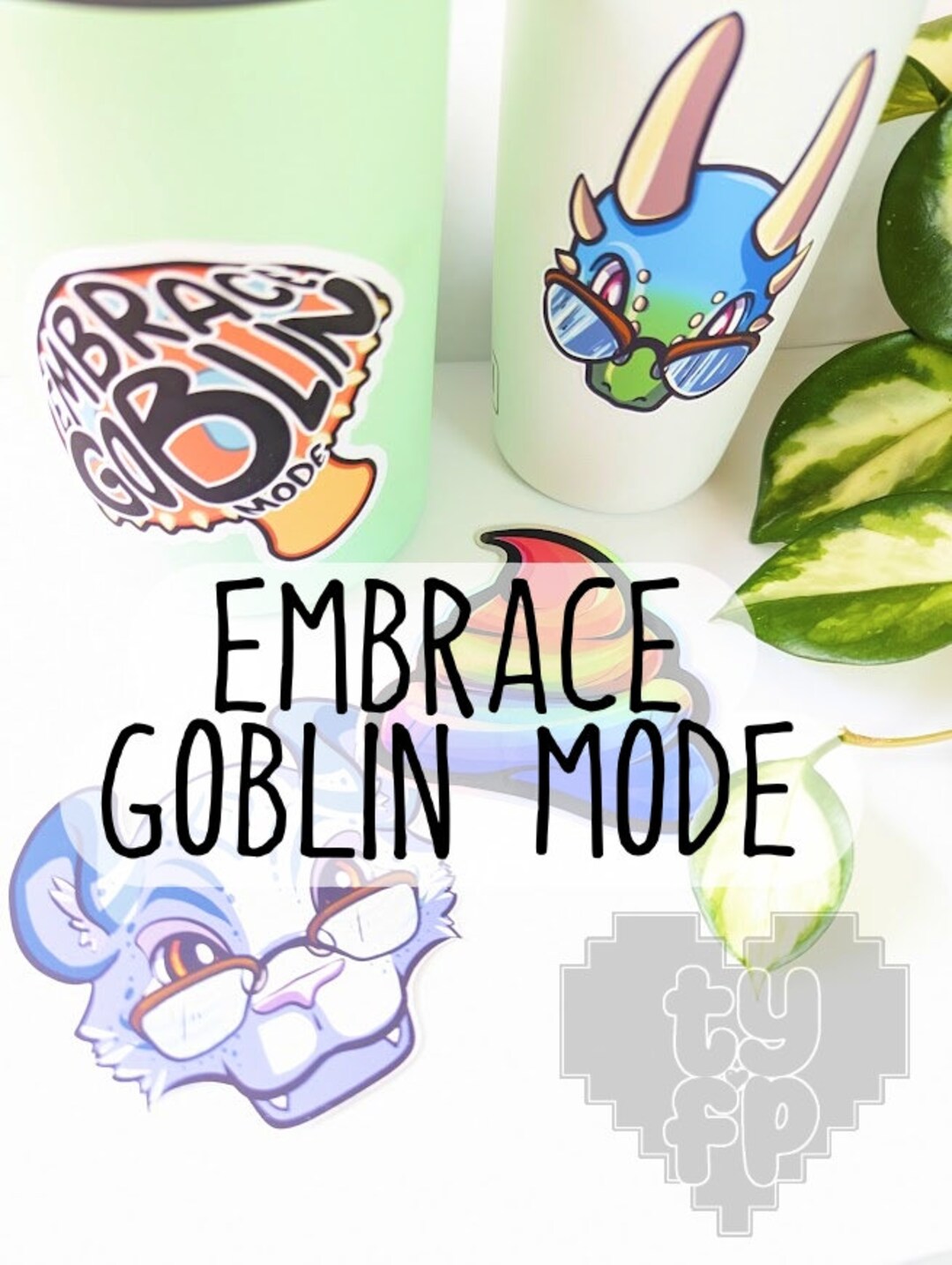 Vinyl Stickers: Embrace Goblin Mode - Etsy