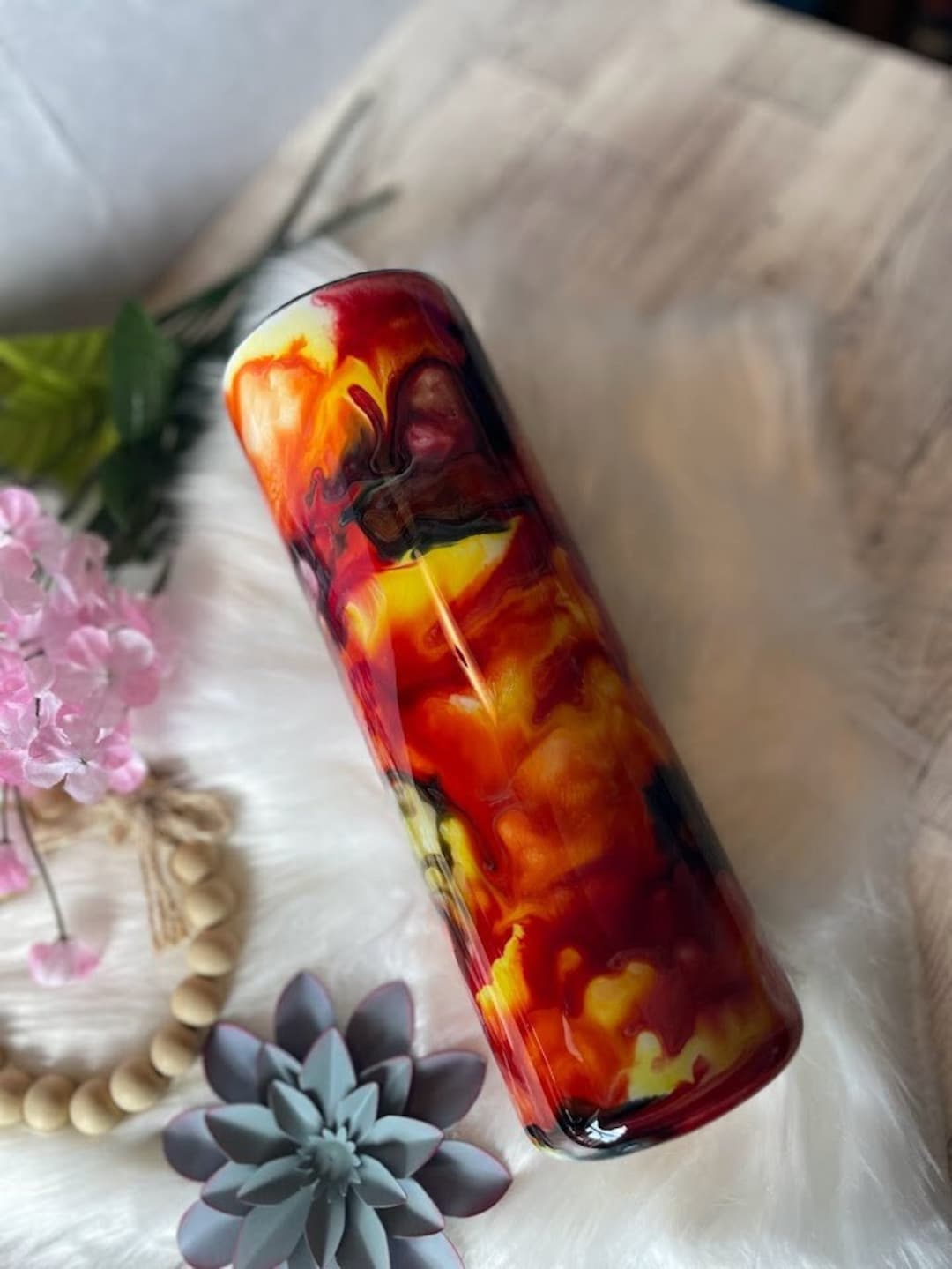 Lava Alcohol Ink Tumbler - Etsy