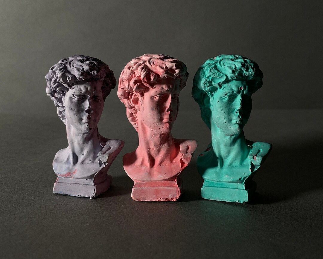 Distorted David plaster - Etsy