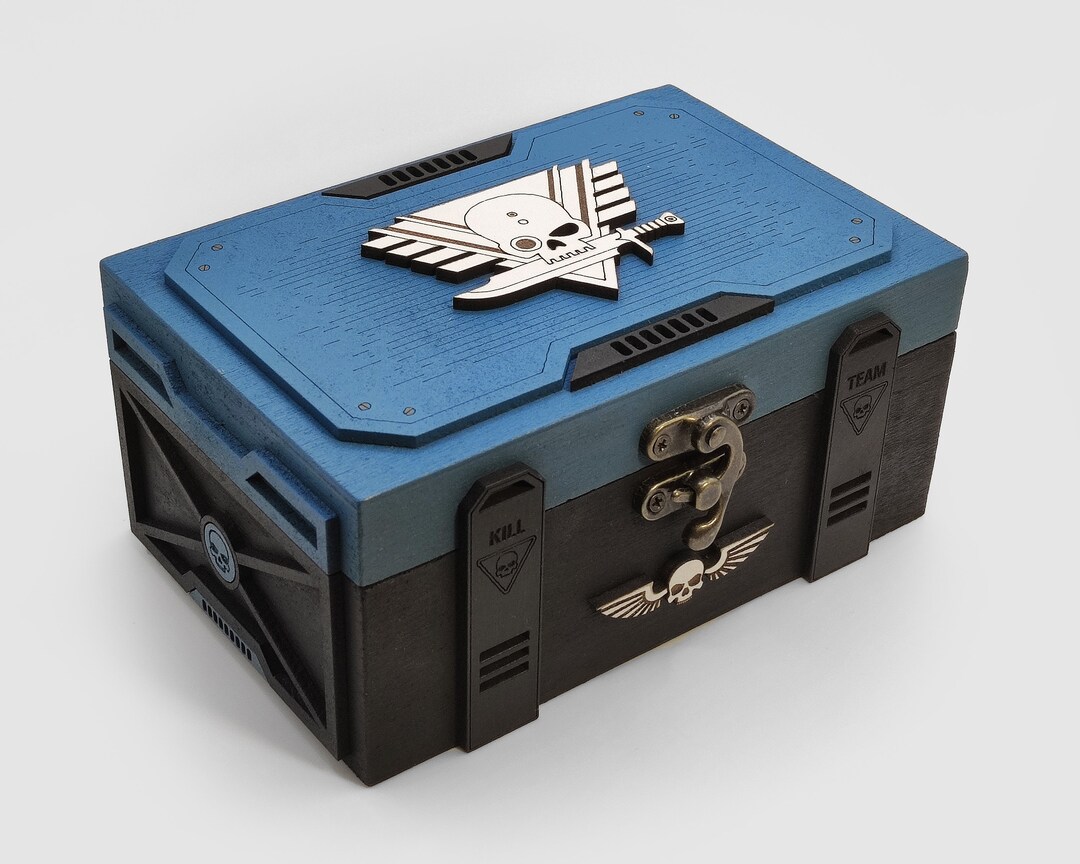 Caja Kill Team De Madera // Almacena Dados Y Fichas // - Etsy UK