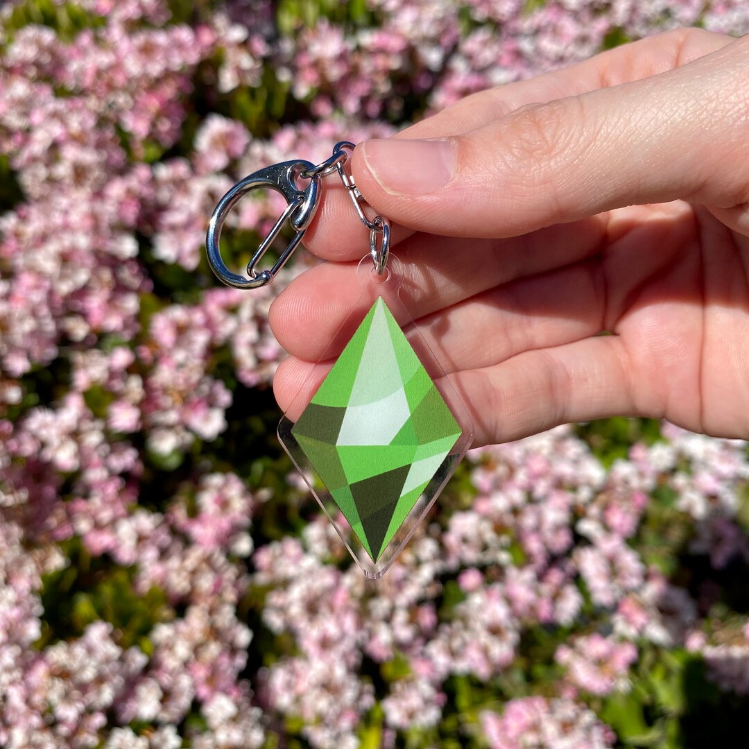 Plumbob 'duo' Acrylic Keychain the Sims Fanart - Etsy