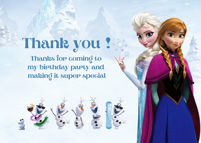 Princess Birthday Invitation, Elsa Birthday Digital Card, Editable ...