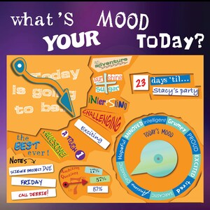 Mood Tracker-printable-sel Craft Kitself-care-instant Download-daily ...