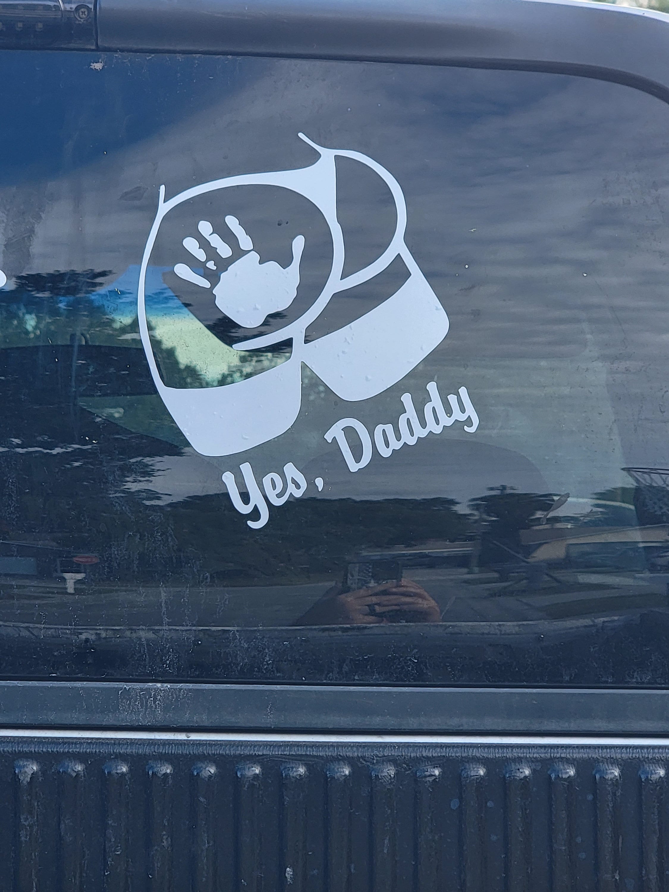 Yes Daddy Booty Slap Vinyl Decal - Etsy