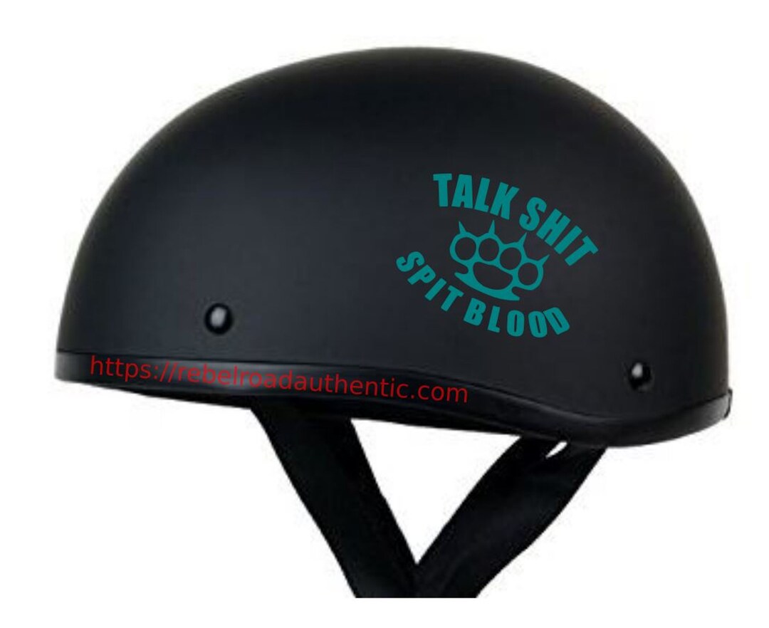 Talk Shit Spit Blood Vinyl Decal - Etsy