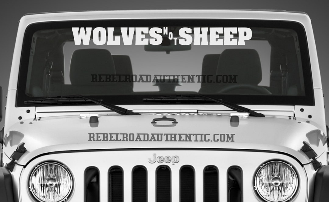 Wolves Not Sheep Vinyl Decals – Unleash Your Inner Strength | Https ...