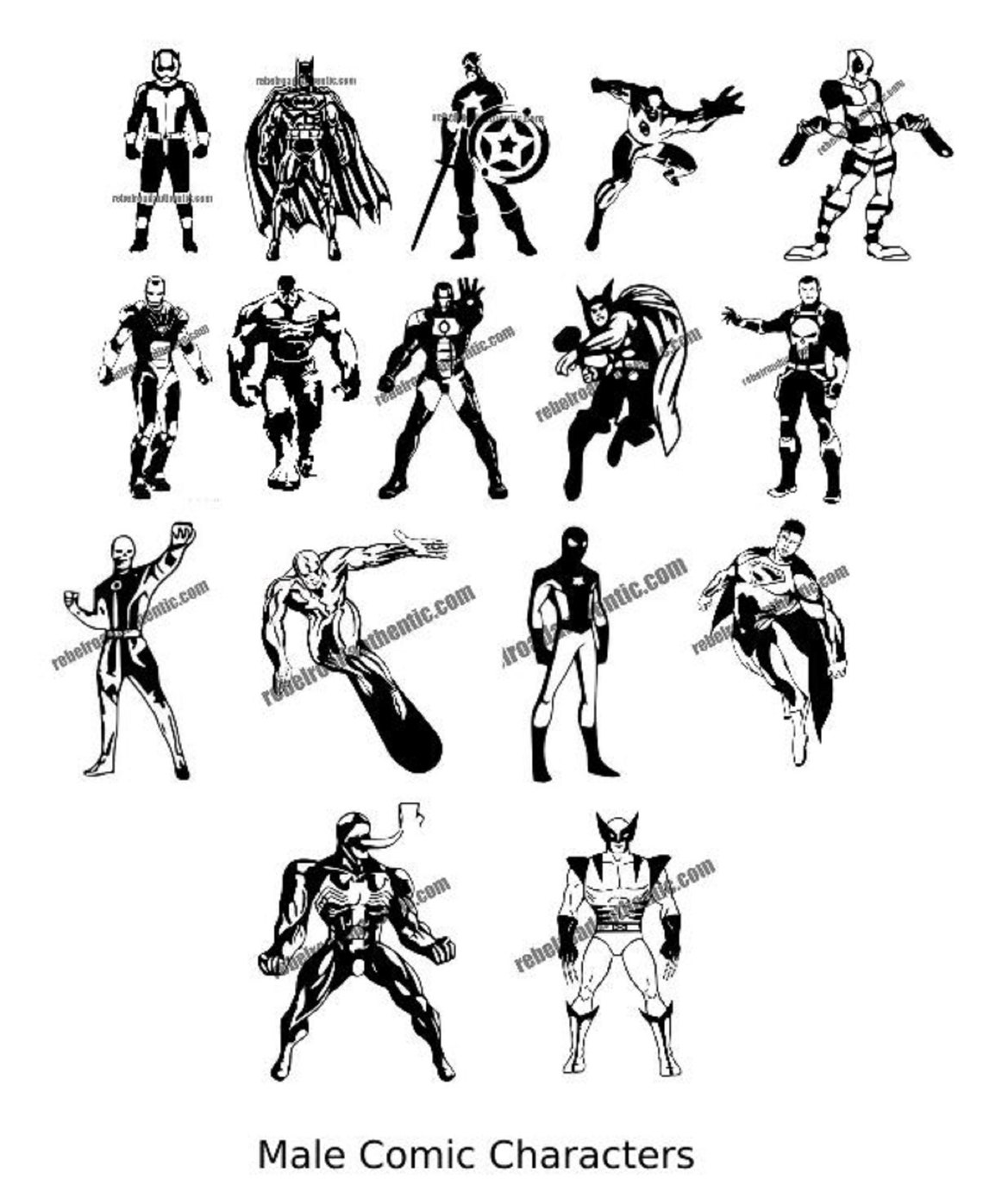 Comic Character Family Vinyl Decal - Etsy