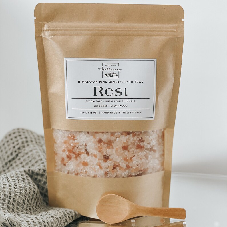 Personalized Spa night-in Gift Box Self Care Package Bath Salts ...