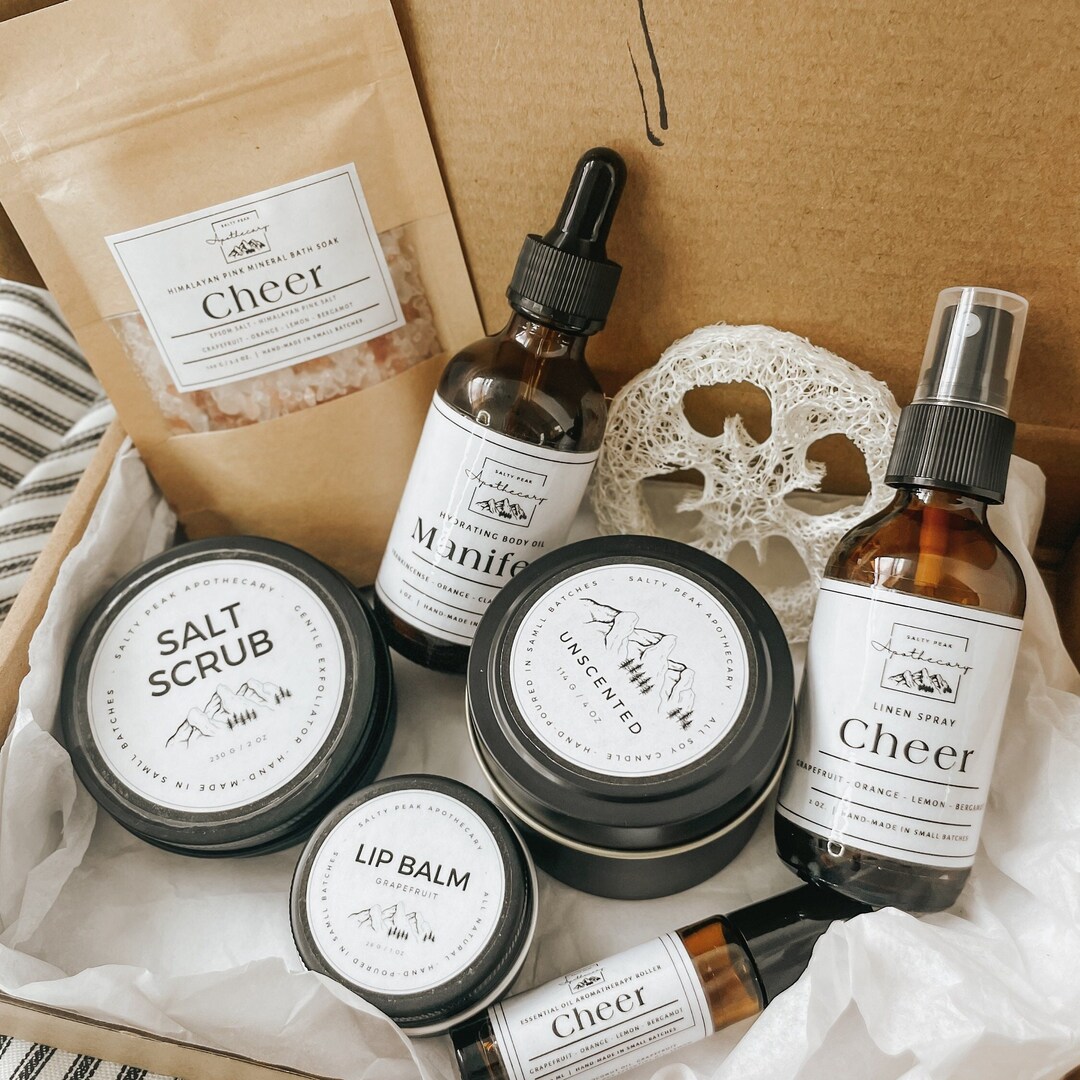 Personalized Spa "ultimate" Gift Box | Self Care Package | Bath Salts ...