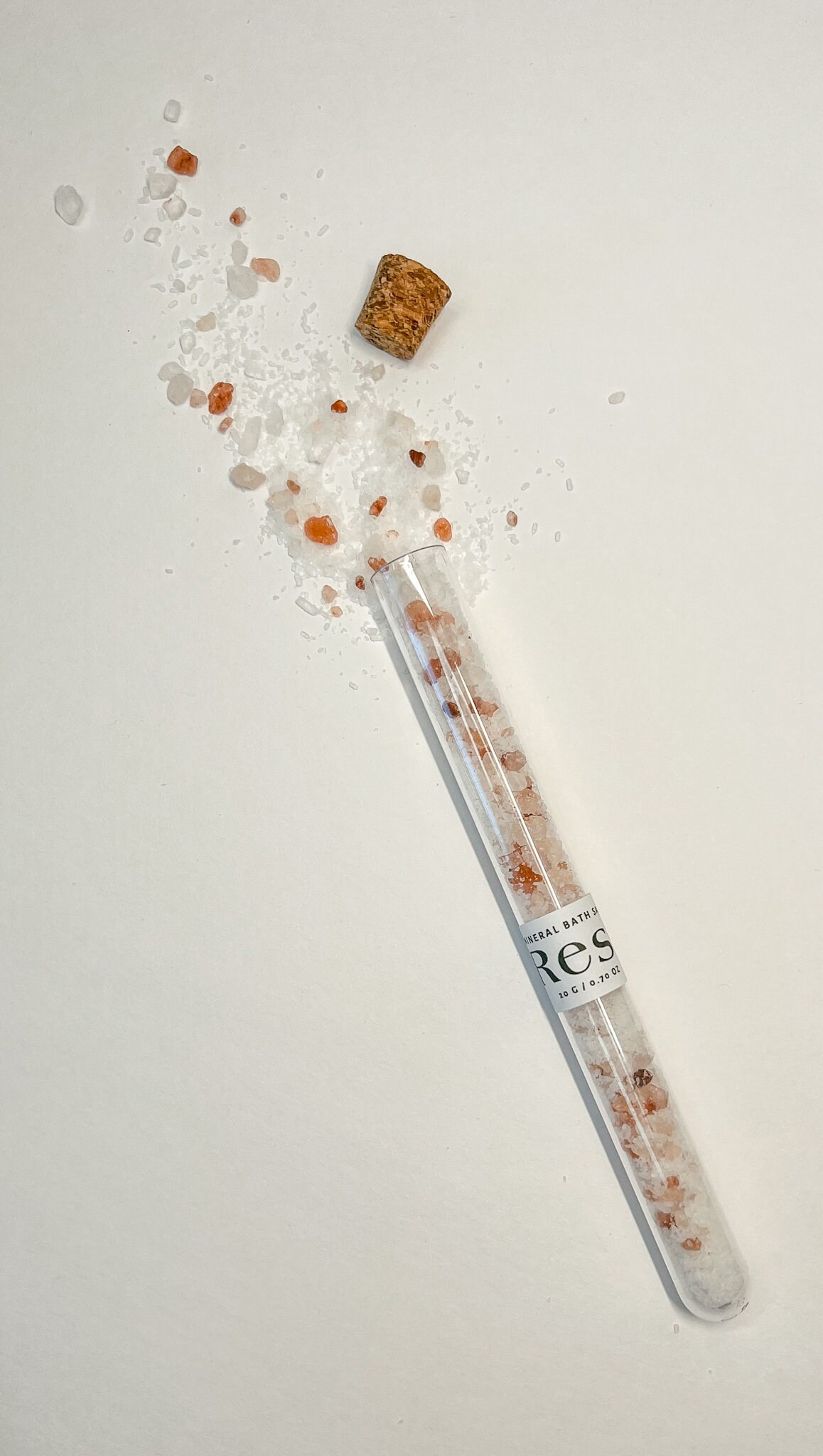 Pink Himalayan Bath Salt Test Tubes Bridal Shower Favor All Natural ...