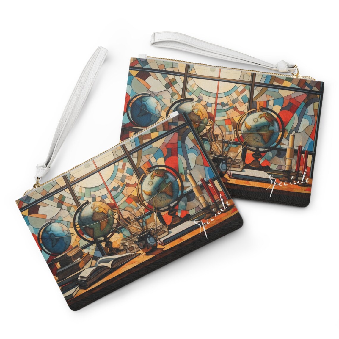 The Book and Globe Collection - Worlds of Wisdom - Clutch Bag - Etsy