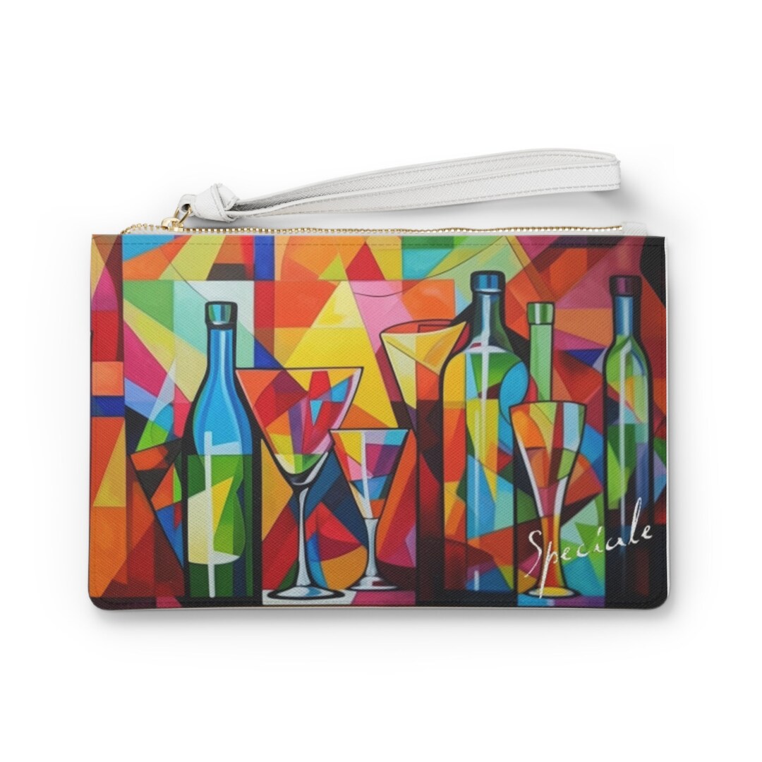 The Cocktail Collection - Cubist Drinks - Clutch Purse - Etsy