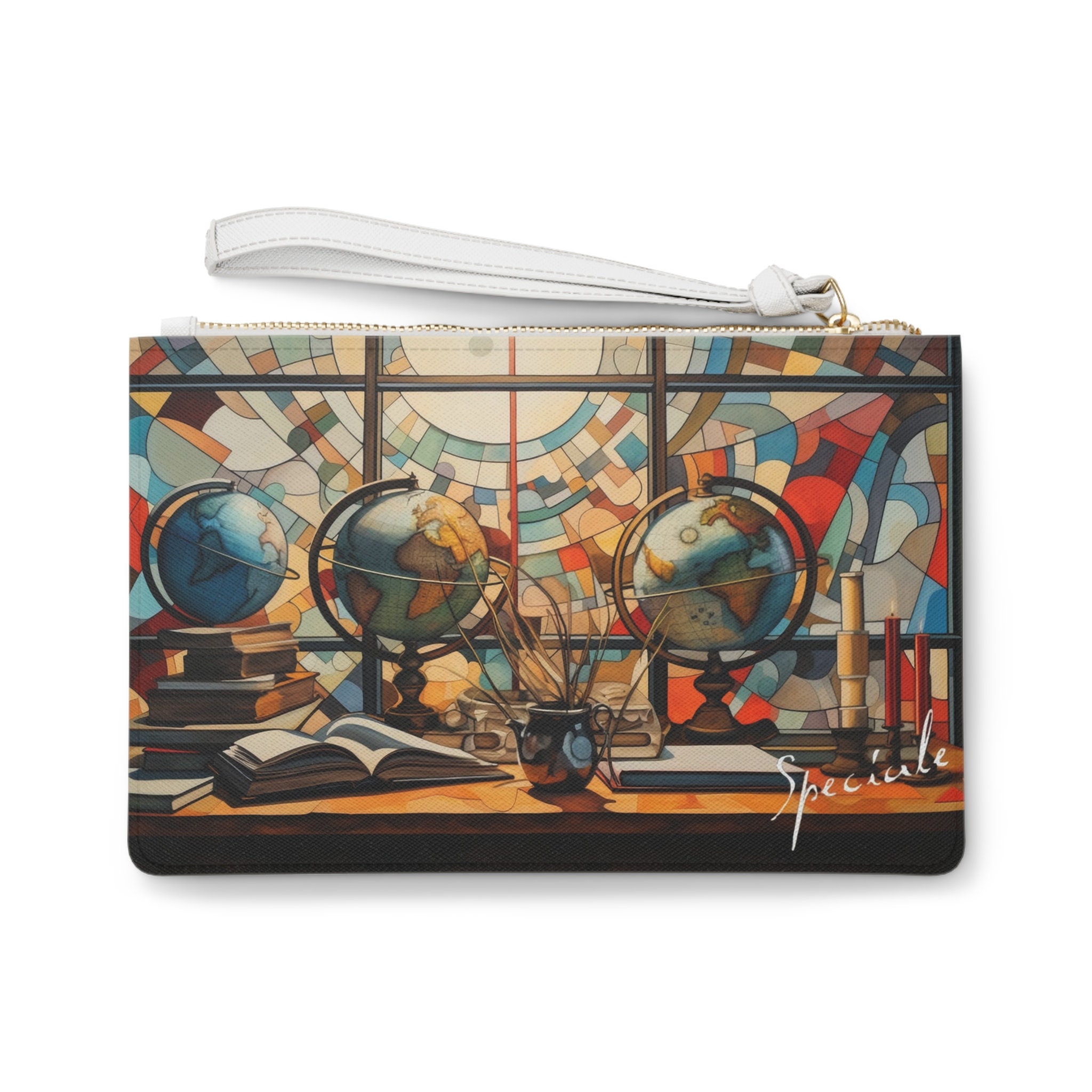 The Book and Globe Collection - Worlds of Wisdom - Clutch Bag - Etsy