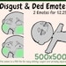 Disgust and Ded DIY Emote Bases - Etsy