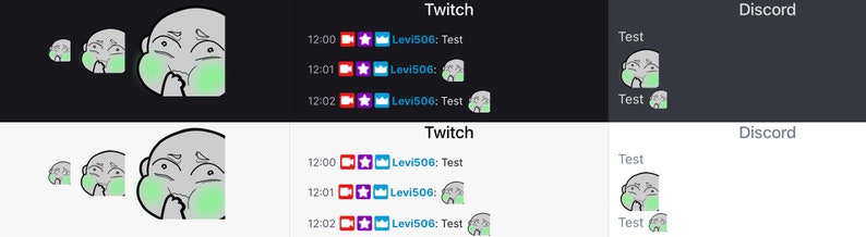 Disgust and Ded DIY Emote Bases - Etsy