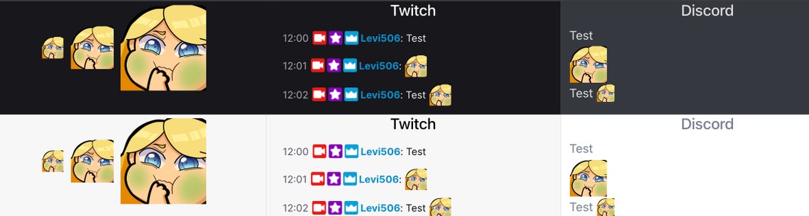 Disgust and Ded DIY Emote Bases - Etsy