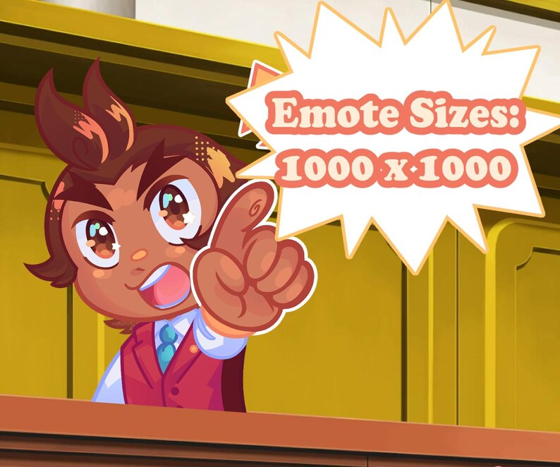 Ace Attorney Emotes: Apollo Justice | for Streams, Twitch, Youtube ...