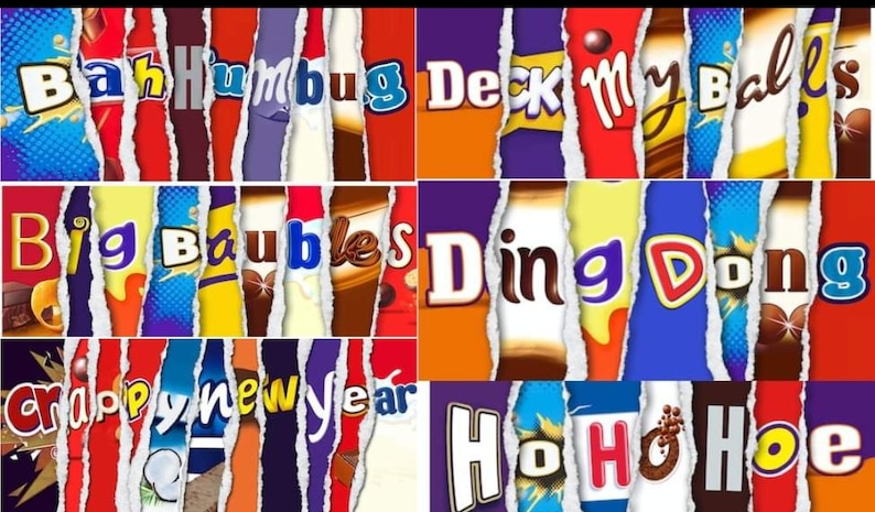 Rude / Offensive Christmas Chocolate Bars - Etsy