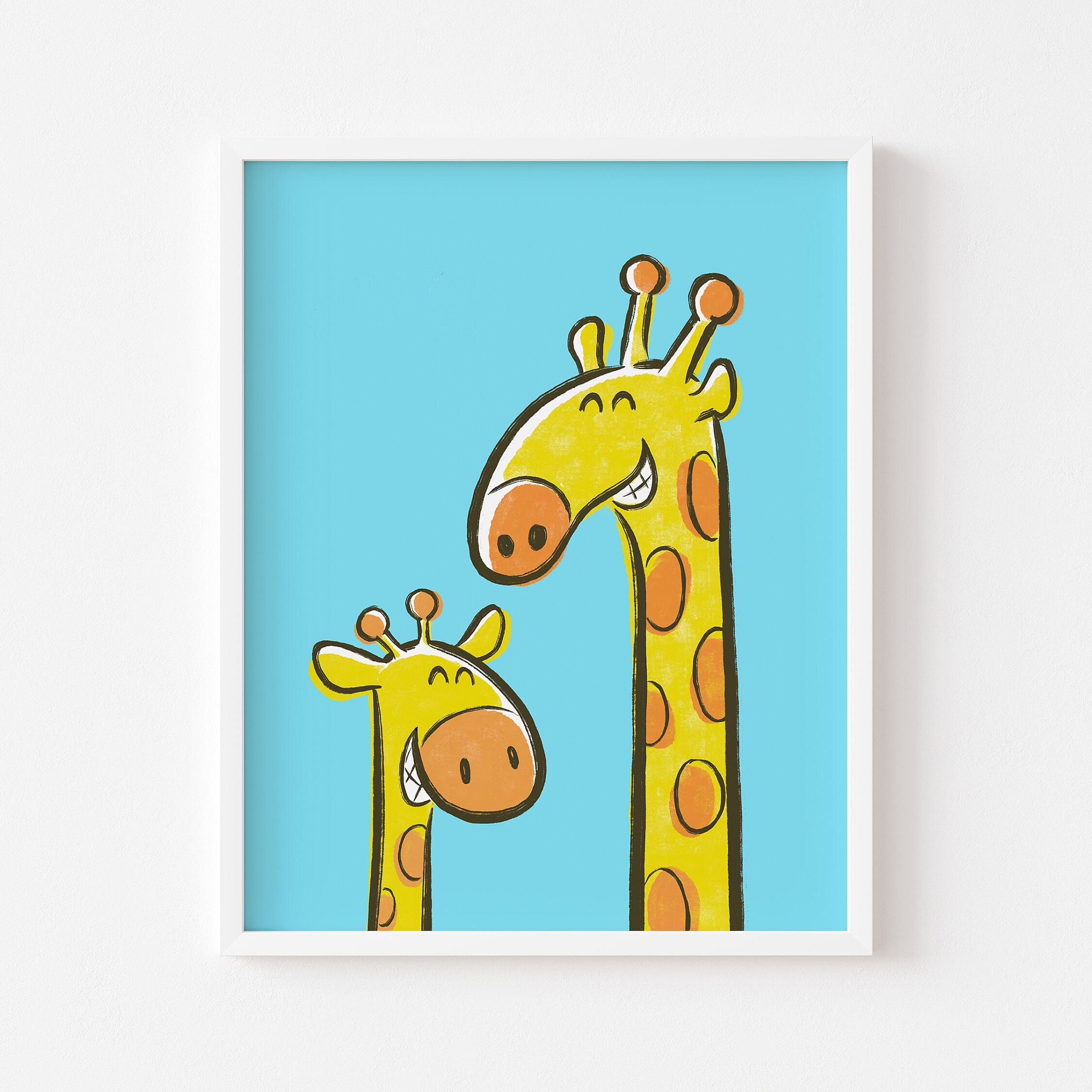 Giraffe Print, Nursery Decor, Printable Wall Art for Kids, Kids Room ...