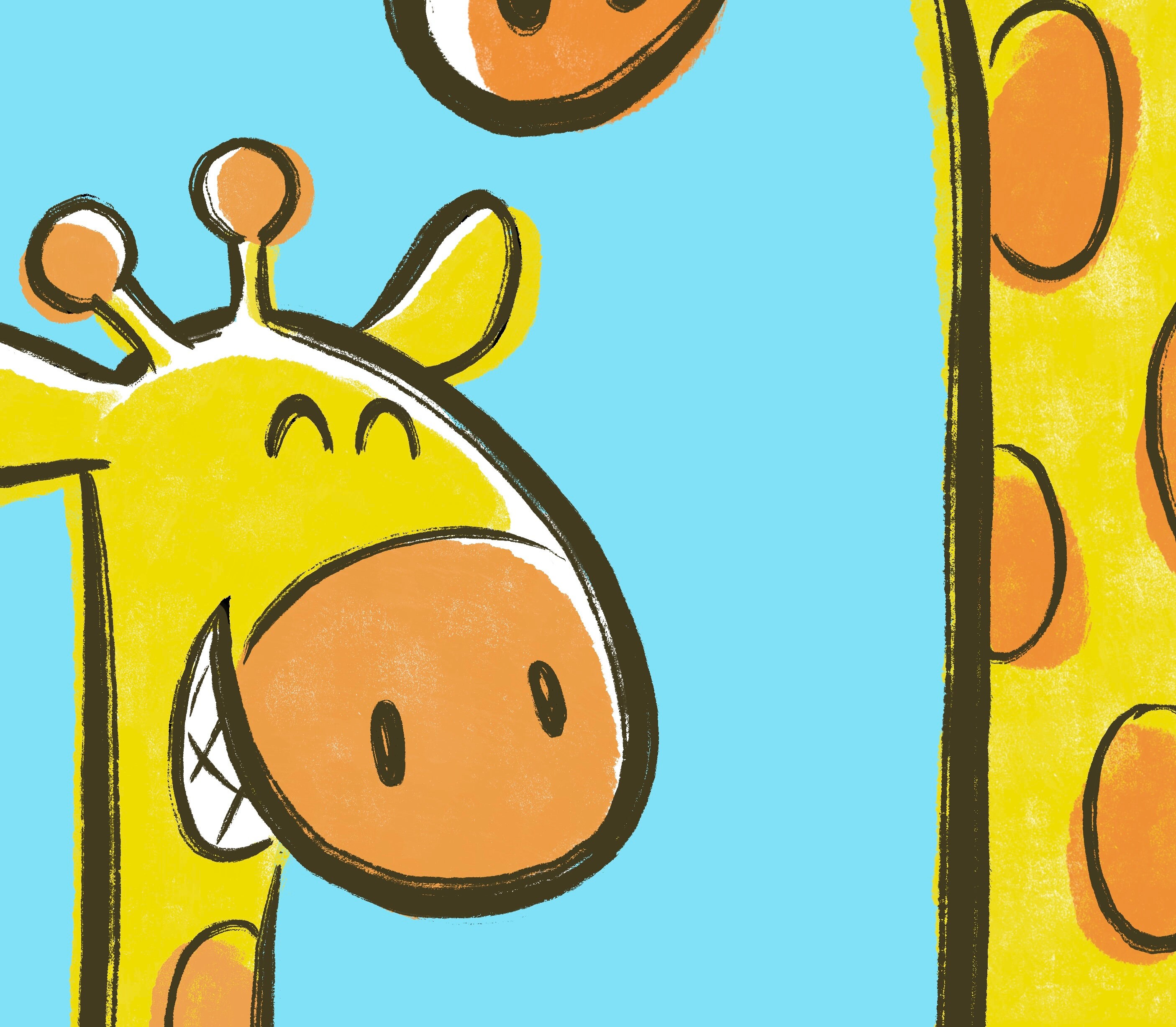 Giraffe Print, Nursery Decor, Printable Wall Art for Kids, Kids Room ...