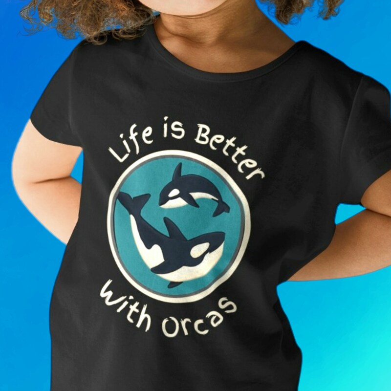 Kids Orca Shirt - Etsy