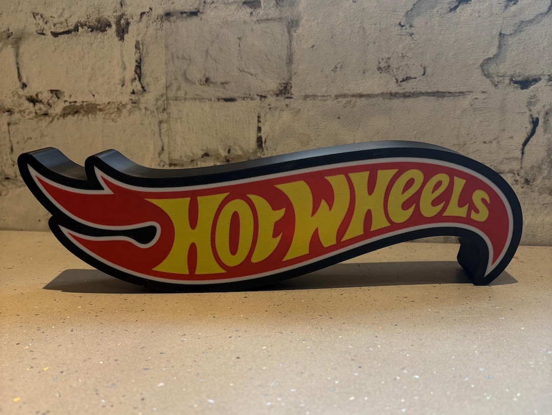 Hot Wheels Light Box- Night Light With Remote Control - Etsy UK
