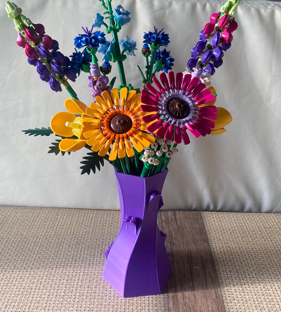 Lego Compatible Vase for Displaying Lego Flowers - Etsy UK