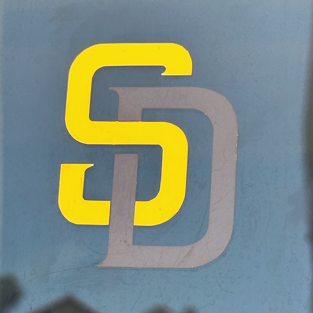 San Diego Padres SD Multiple Colors Vinyl Decal - Etsy