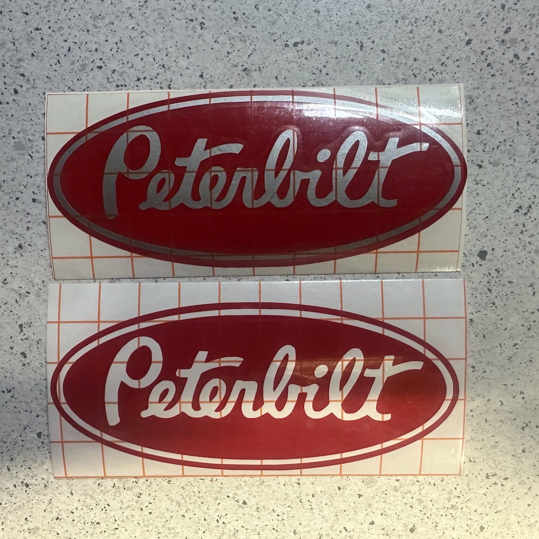 Peterbilt Emblem Vinyl Decal - Etsy