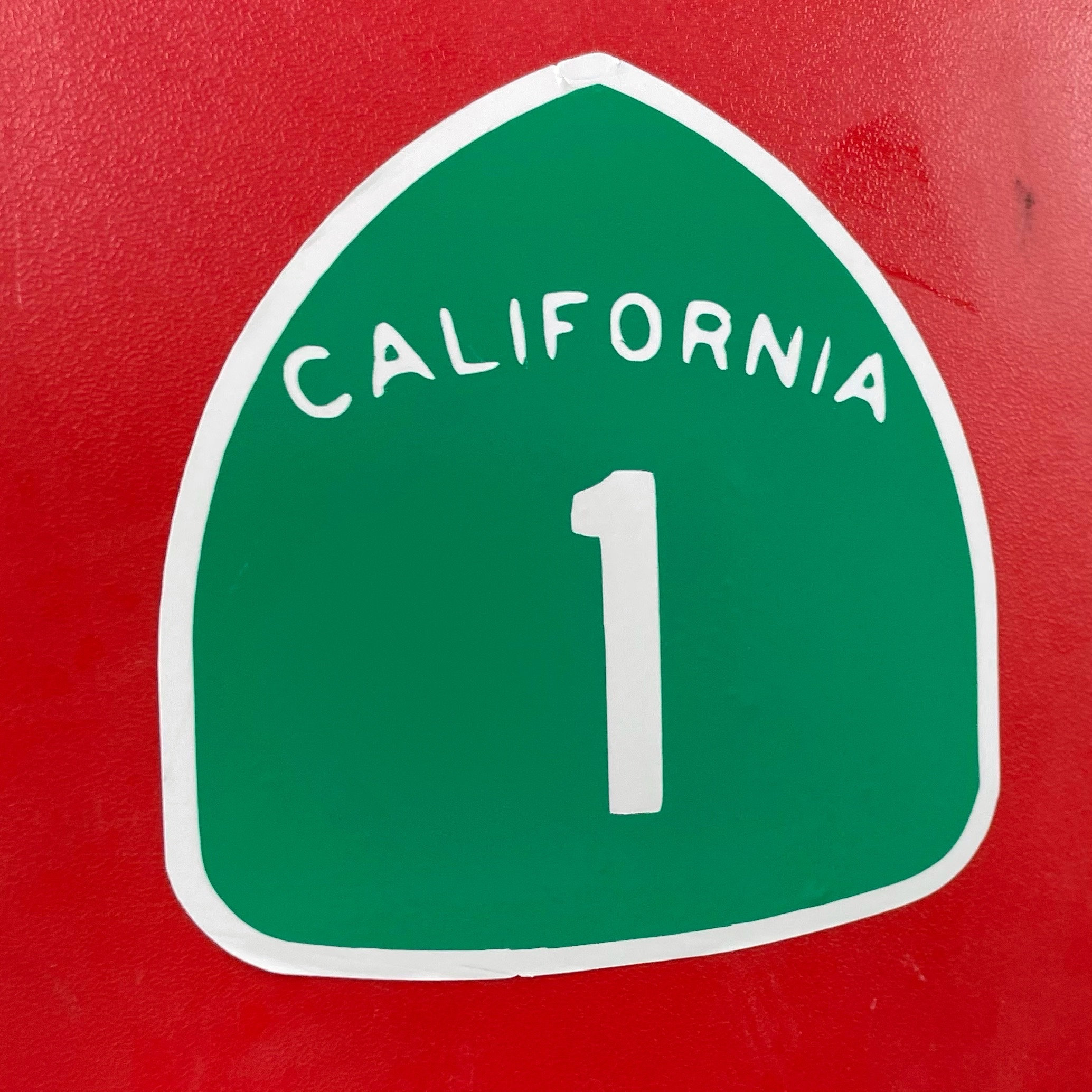 Pacific Coast Highway California PCH CA-1 Road Sign Vinyl Window Decal ...
