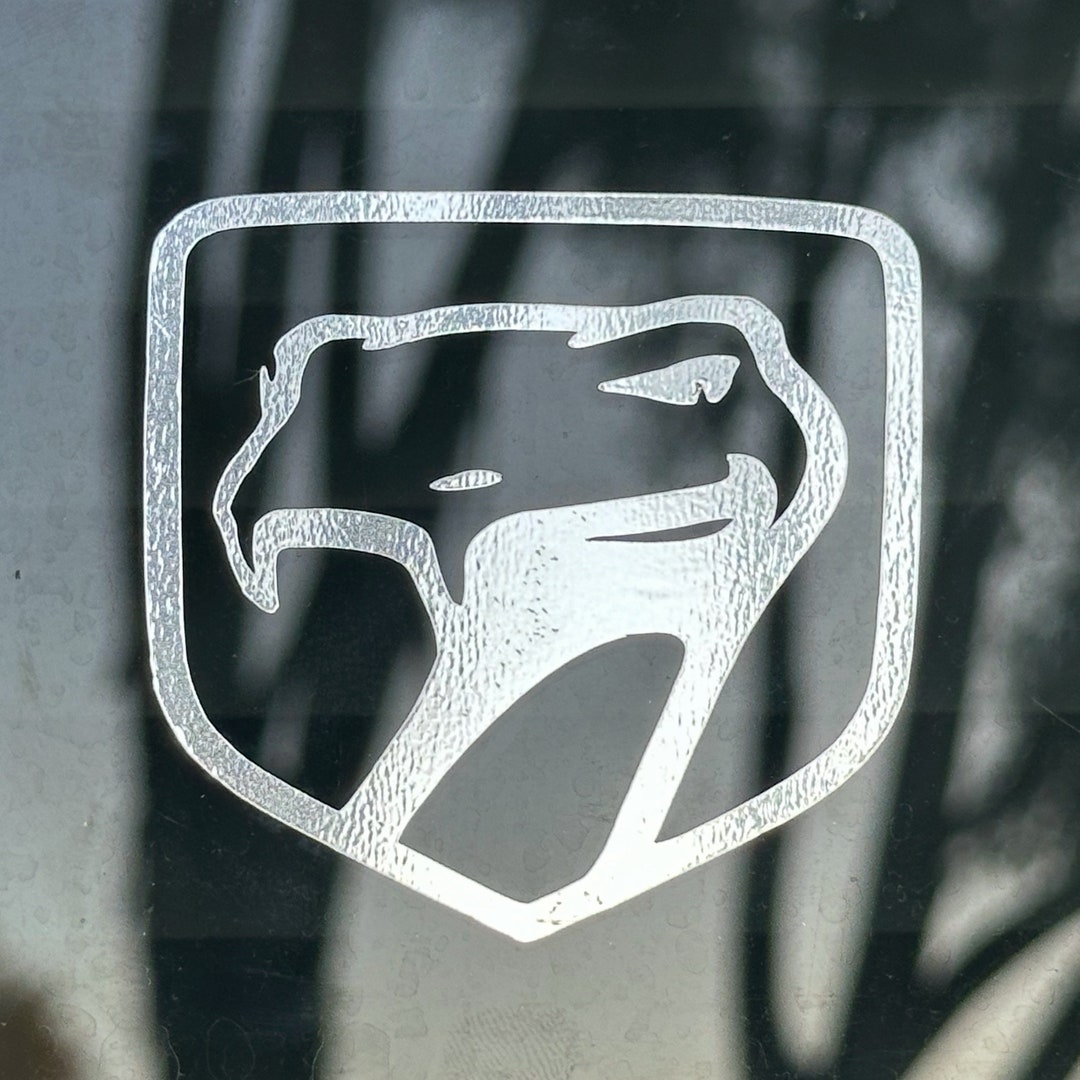 Dodge Viper Emblem Sneaky Pete Vinyl Decal - Etsy