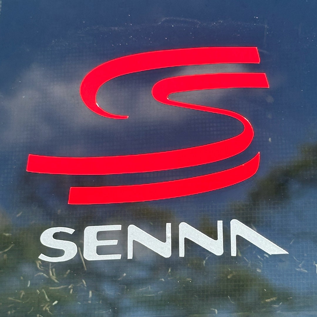 Ayrton Senna Vinyl Decal Sticker - Etsy
