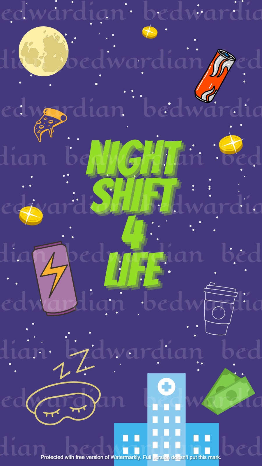 5 Pack Nursing iPhone Wallpaper ~ Instant Download ~ Nurse Lockscreen ...