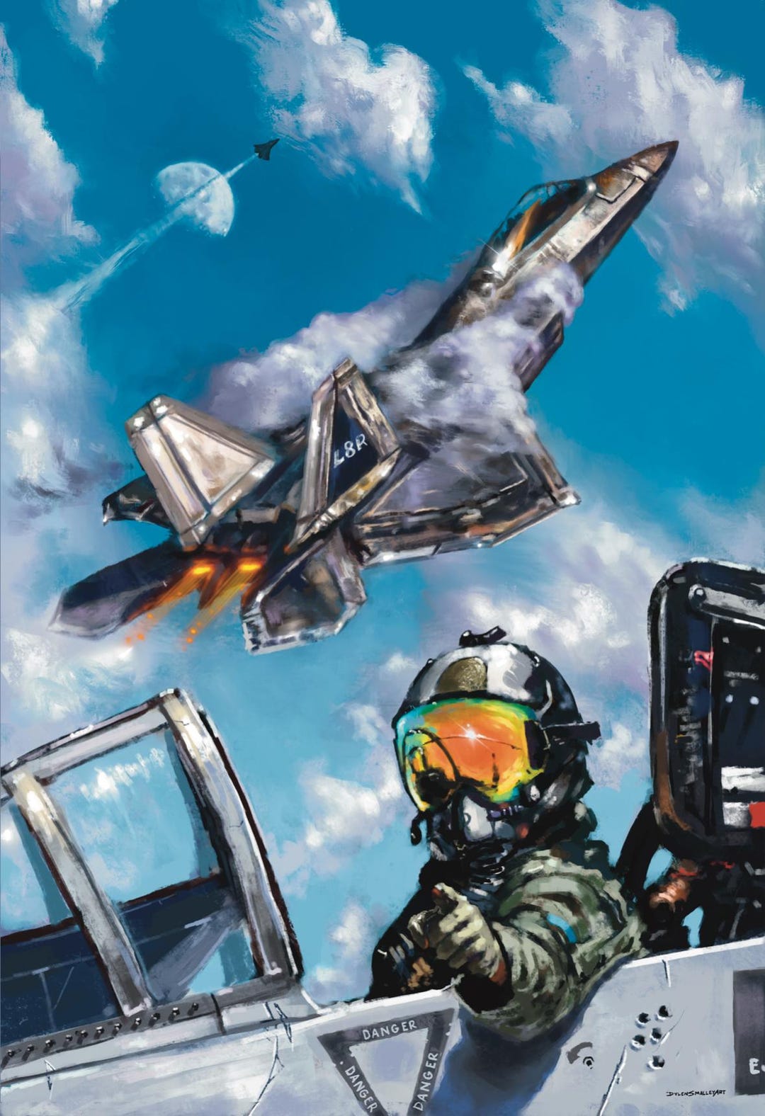 Handmade Fighter Jet Art Poster - Etsy