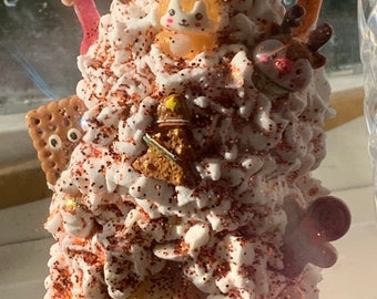 Cute Gingerbread Cocoa Mugs Fake Bake, Faux Food, Christmas - Etsy