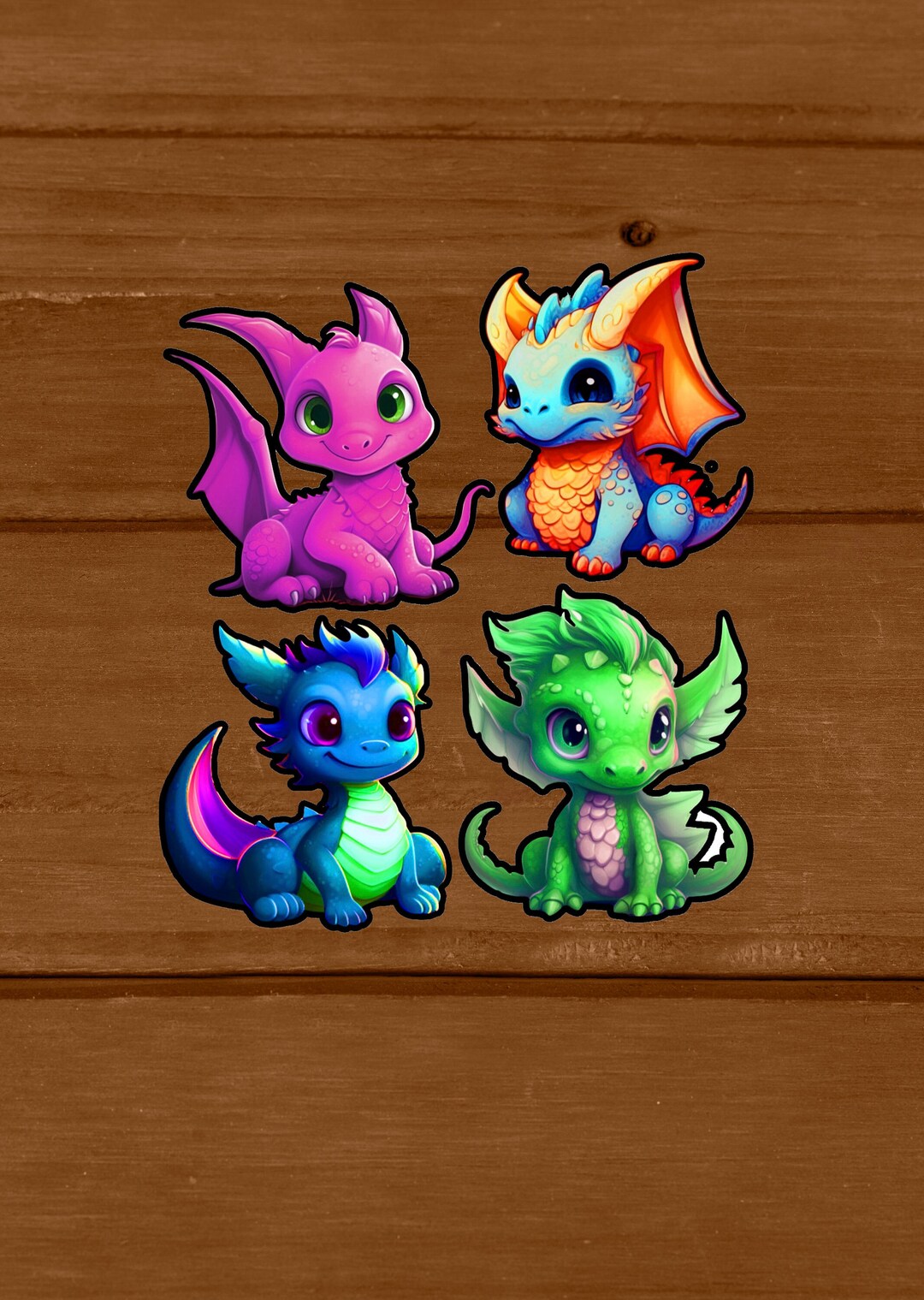 Dragon Stickers, Laptop Decals, Baby Dragons, Trippy Art, Waterproof ...