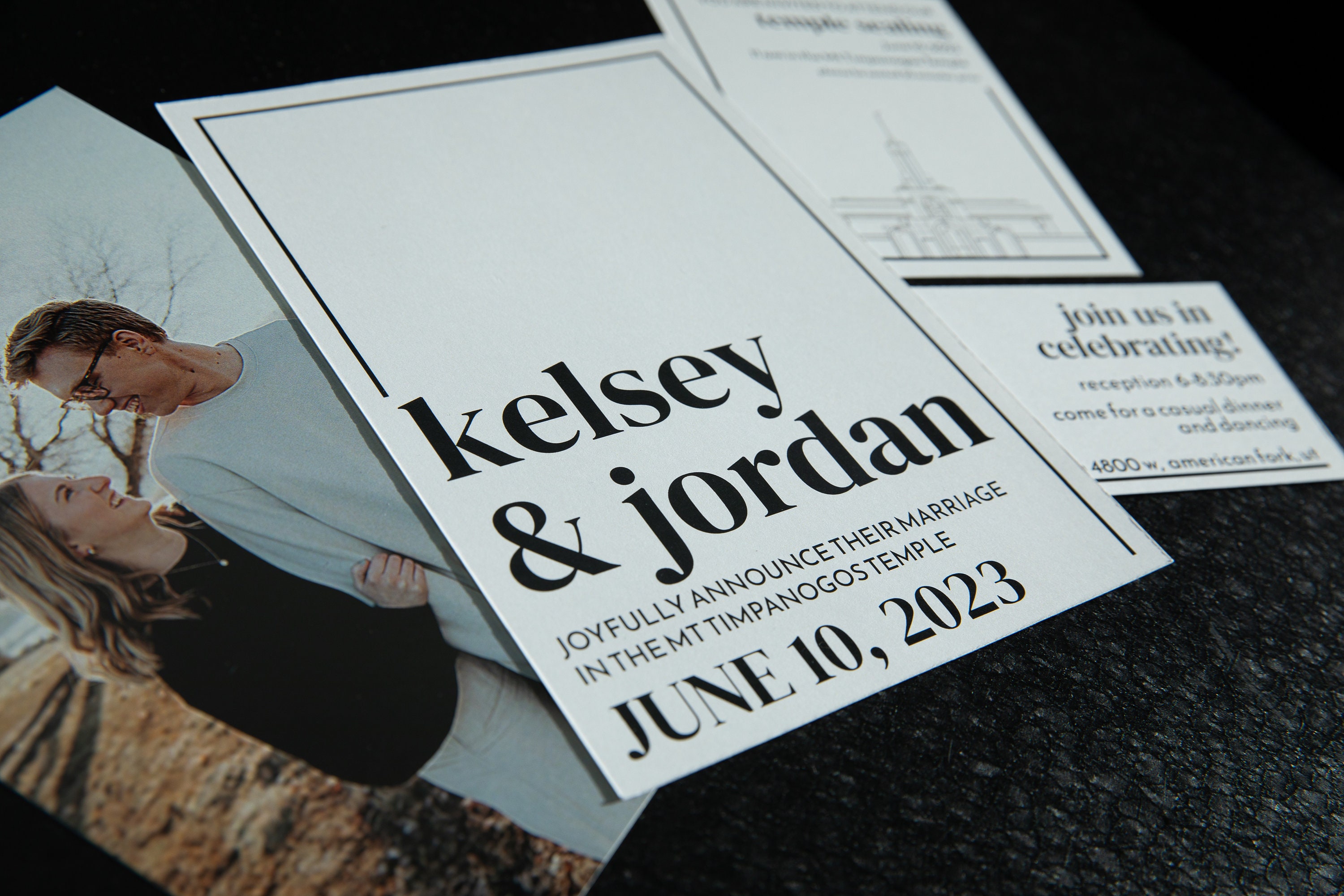 Lds Wedding Invitation, Custom Lds Wedding Invitation, Wedding ...