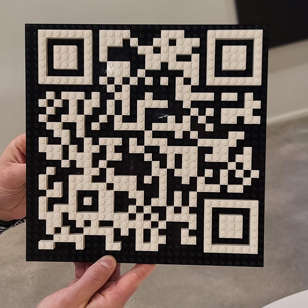 Qr Code Logo Sticker - Etsy